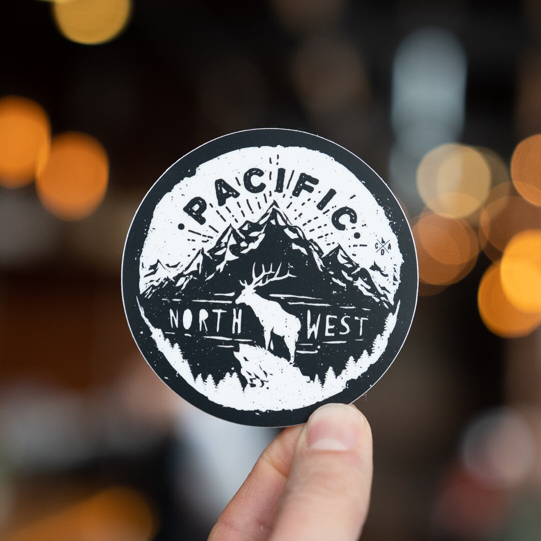 Pacific Northwest Elk Sticker - Etsy