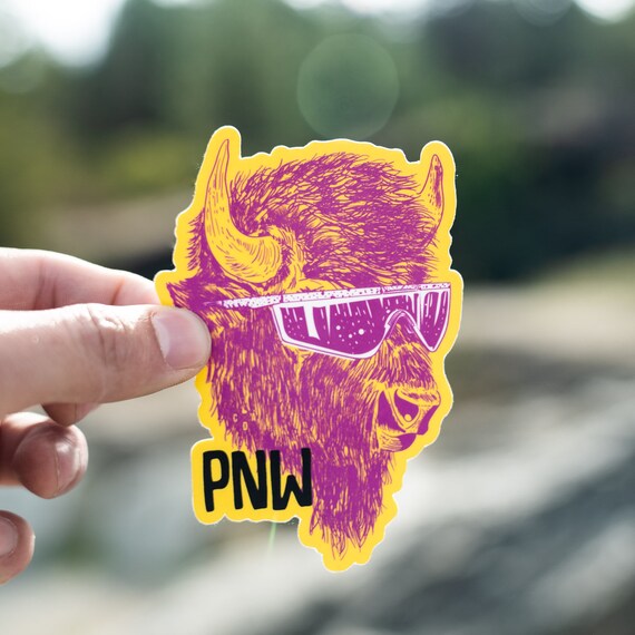 PNW Buffalo Sticker - Etsy