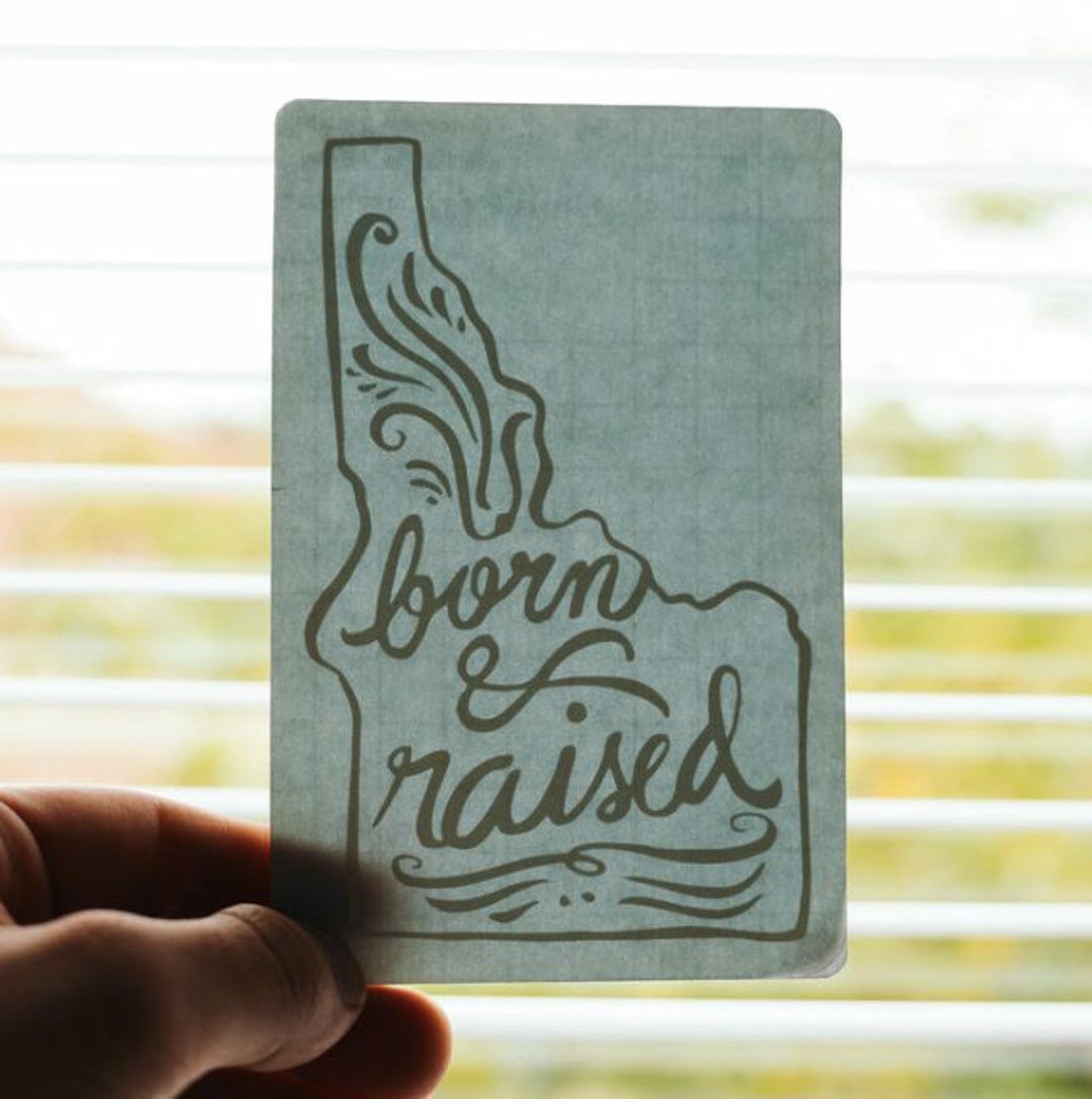 Born & Raised Decal - Etsy