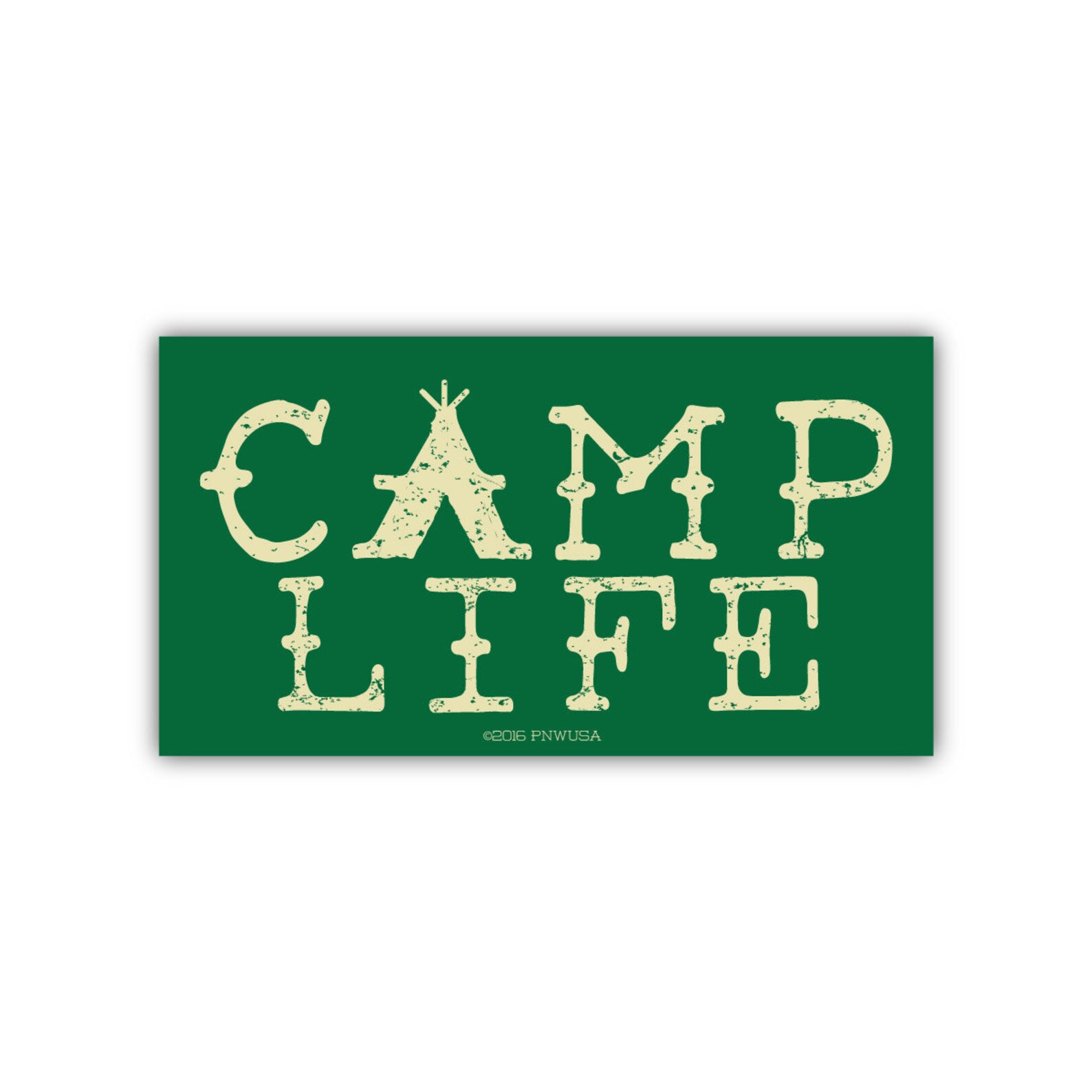 Camp Life Sticker - Etsy