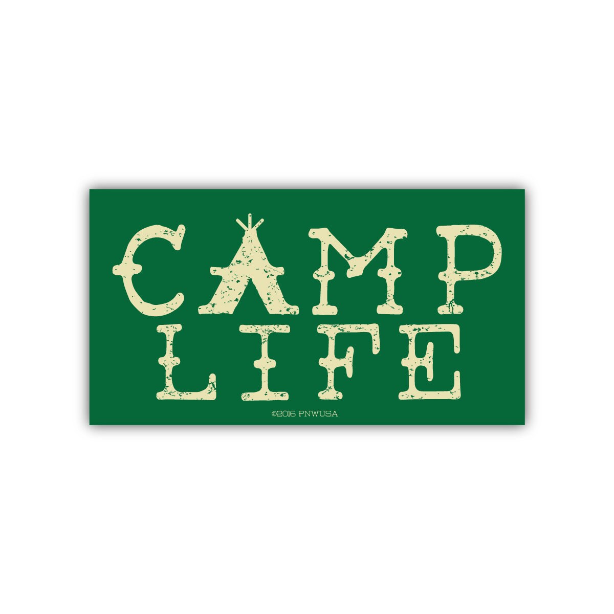 Camp Life Sticker | Etsy