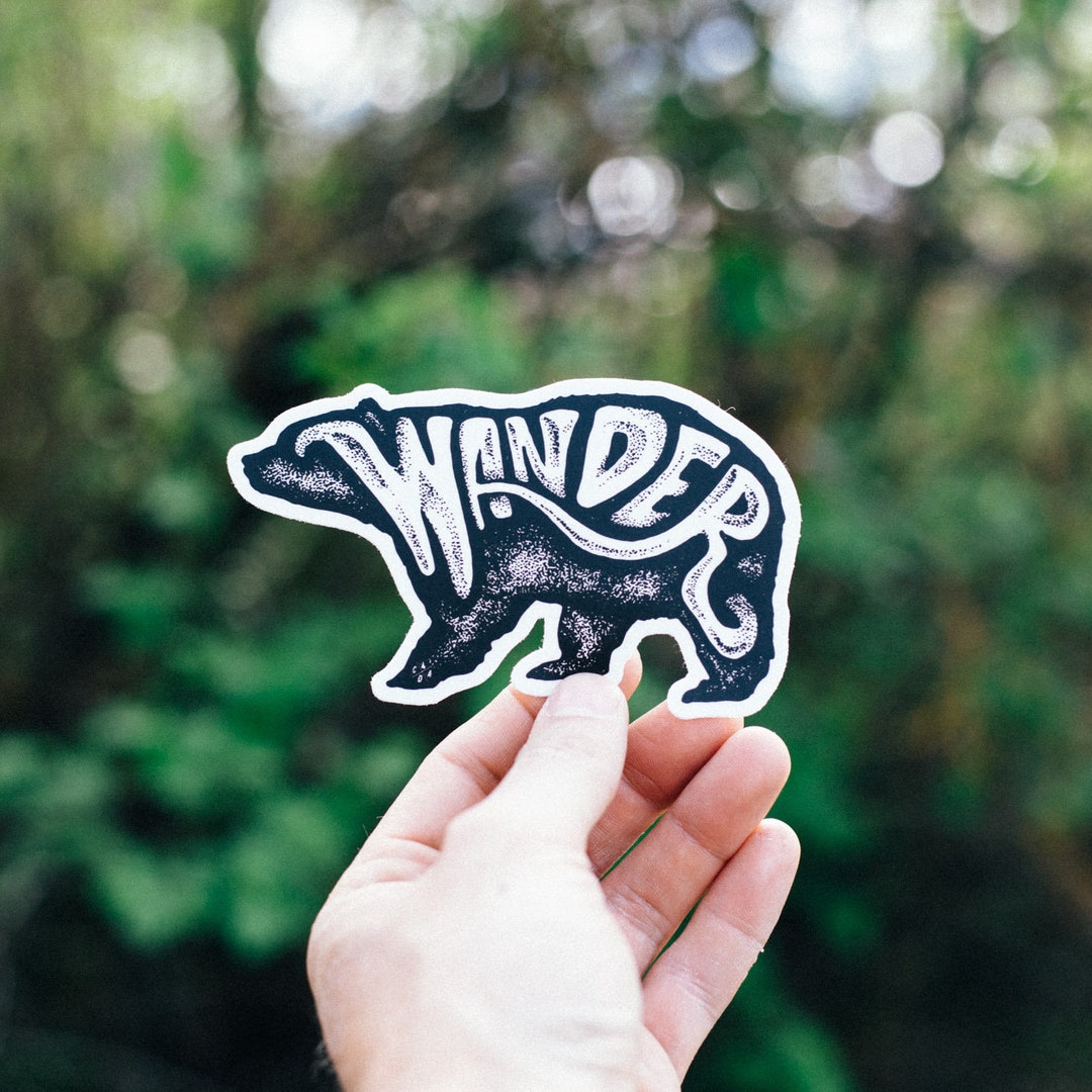 Wander Bear Sticker - Etsy