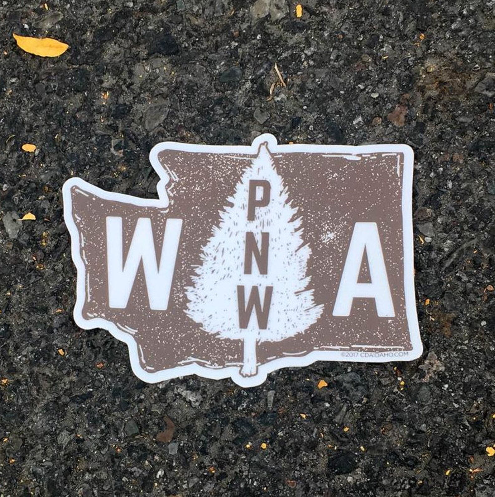 Washington PNW Sticker - Etsy