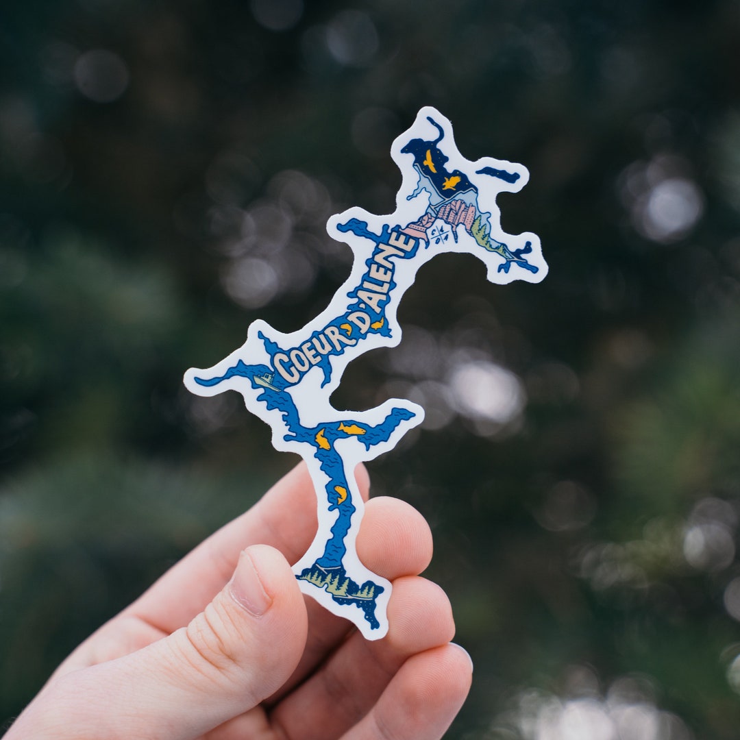 Coeur D'alene Lake Sticker - Etsy