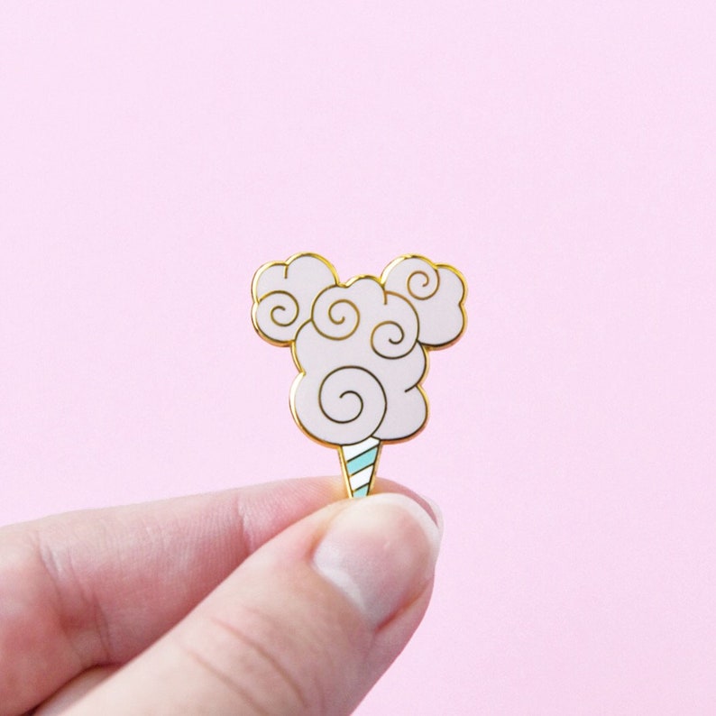 Cotton Candy Enamel Pin Enamel Pin Snack Food Enamel Pin - Etsy