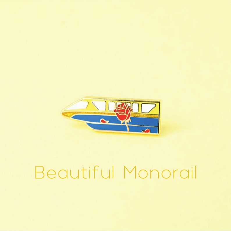 Princess Monorail Enamel Pin Collection Enamel Pin Set - Etsy