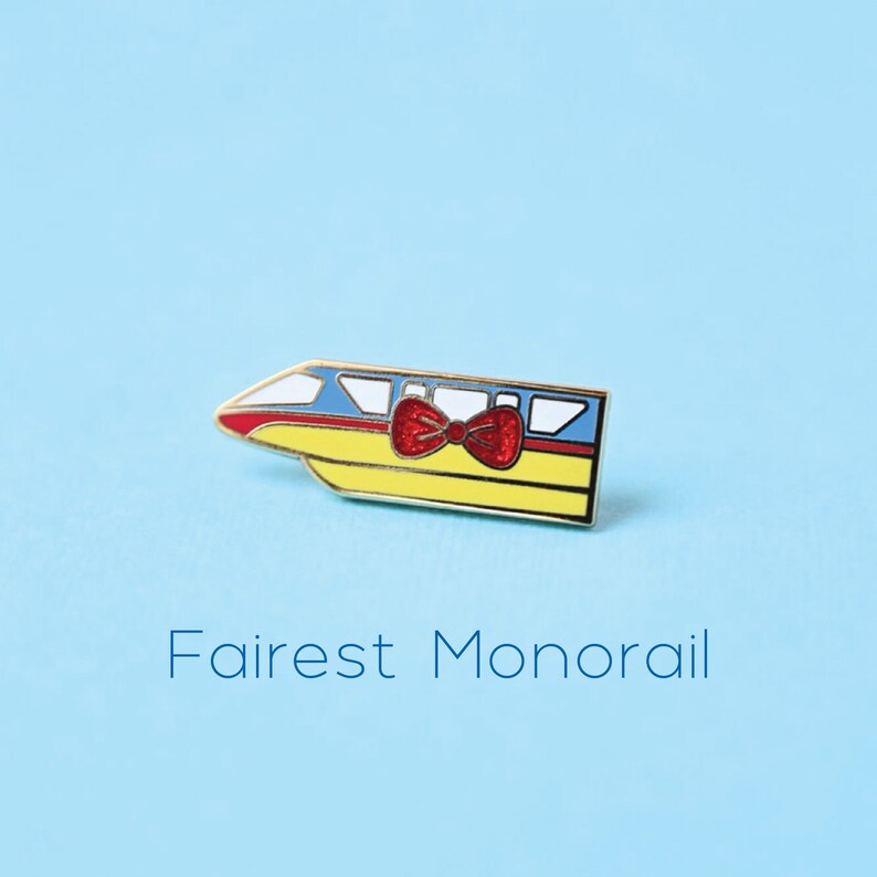 Princess Monorail Enamel Pin Collection Enamel Pin Set - Etsy
