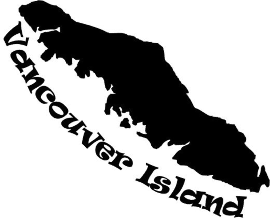 Vancouver Island Decal/ Decal/ Vinyl Decal/ Laptop Sticker/ Car Decal ...