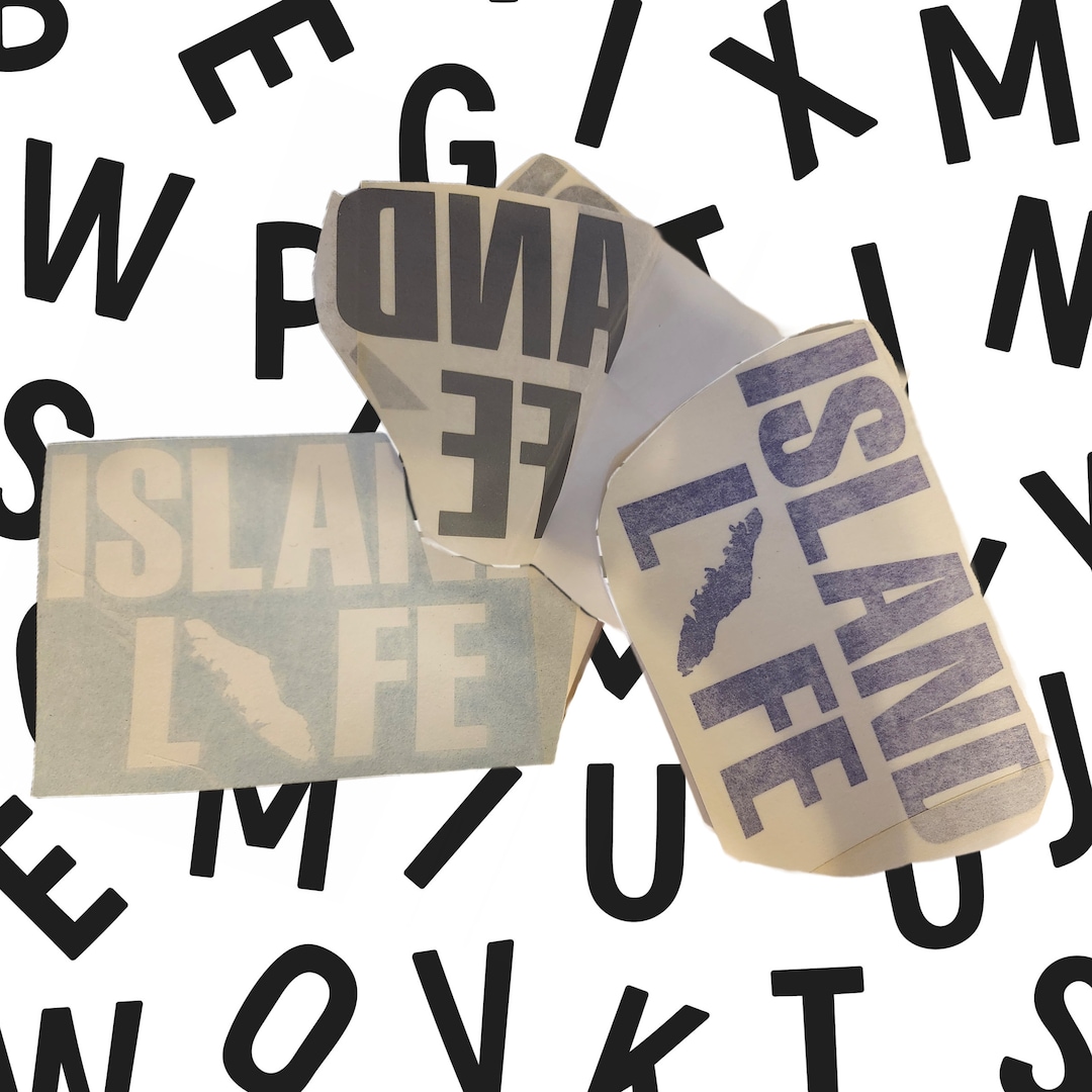 Island Decal Sticker, Island Life Sticker - Etsy