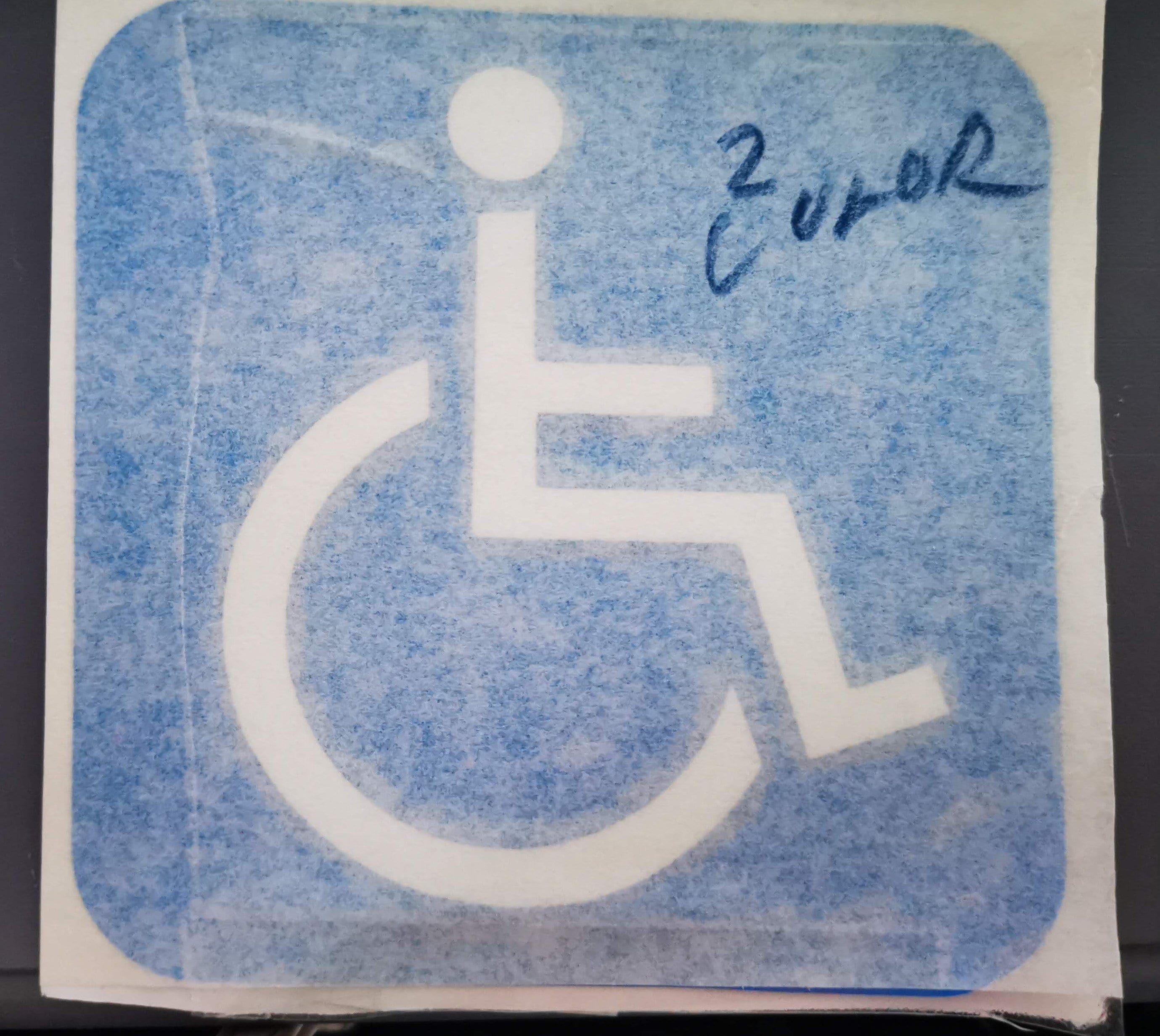 Wheelchair Car Decal Handicap Decal Disabled Sticker - Etsy