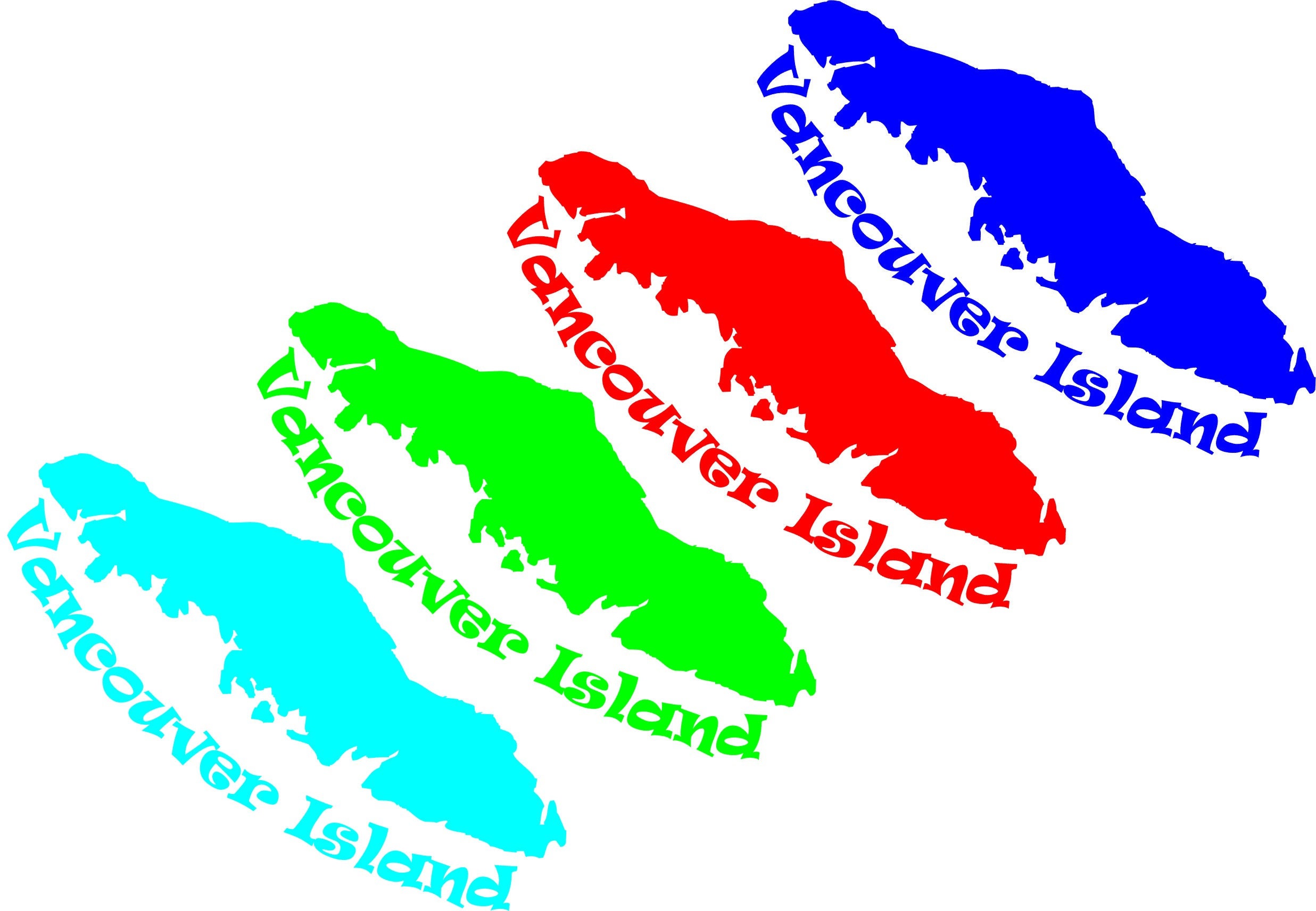 Vancouver Island Decal/ Decal/ Vinyl Decal/ Laptop Sticker/ Car Decal ...