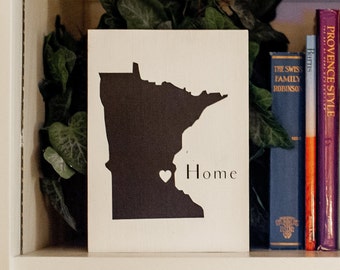 Minnesota Rustic Wood State Cut Out, Wood Art Sign, Minnesota Wood Sign ...