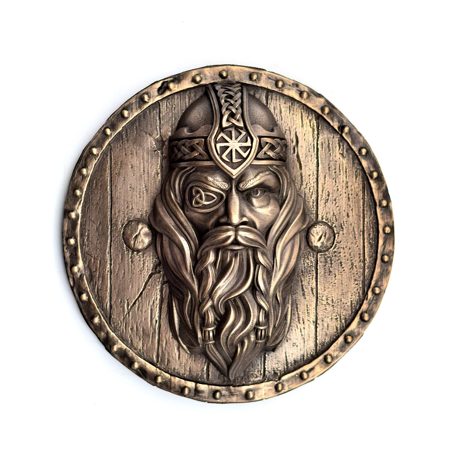 Odin Statue on the Shield Viking Decor Scandinavian Folk Art - Etsy UK