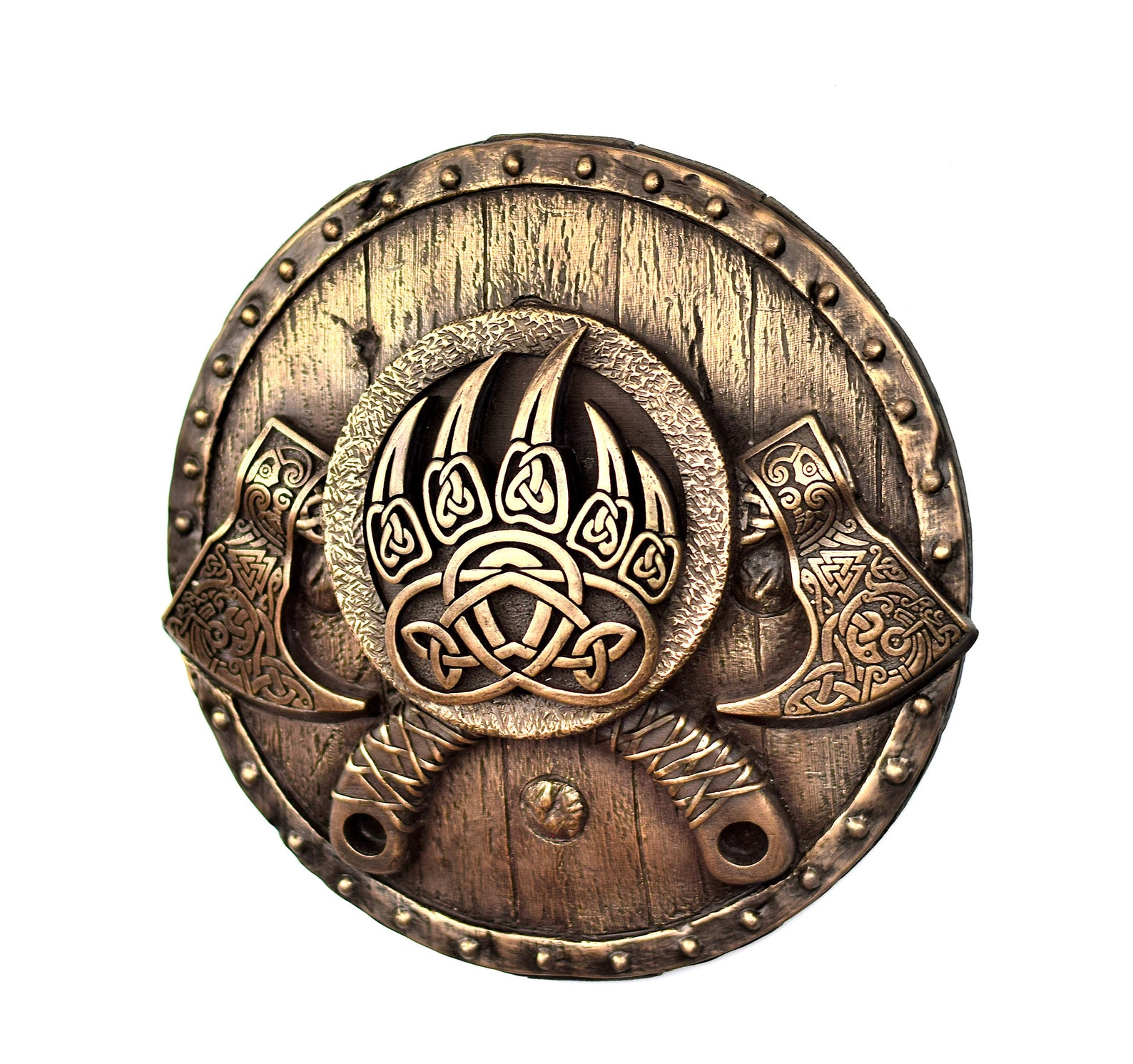 Bearded Axe Medieval Shield Viking Decor Wall Sculpture - Etsy