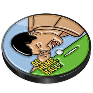 6 Piece Combo Happy Gilmore Golf Ball Marker go Home Ball, Ya Jackass ...