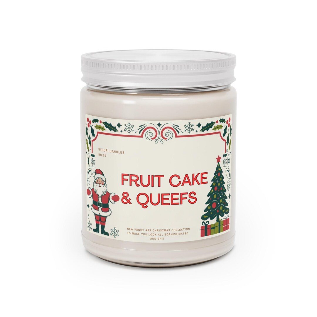 FRUIT CAKE & QUEEFS - Fancy Ass Candle Collection, Scented Candles 9oz ...
