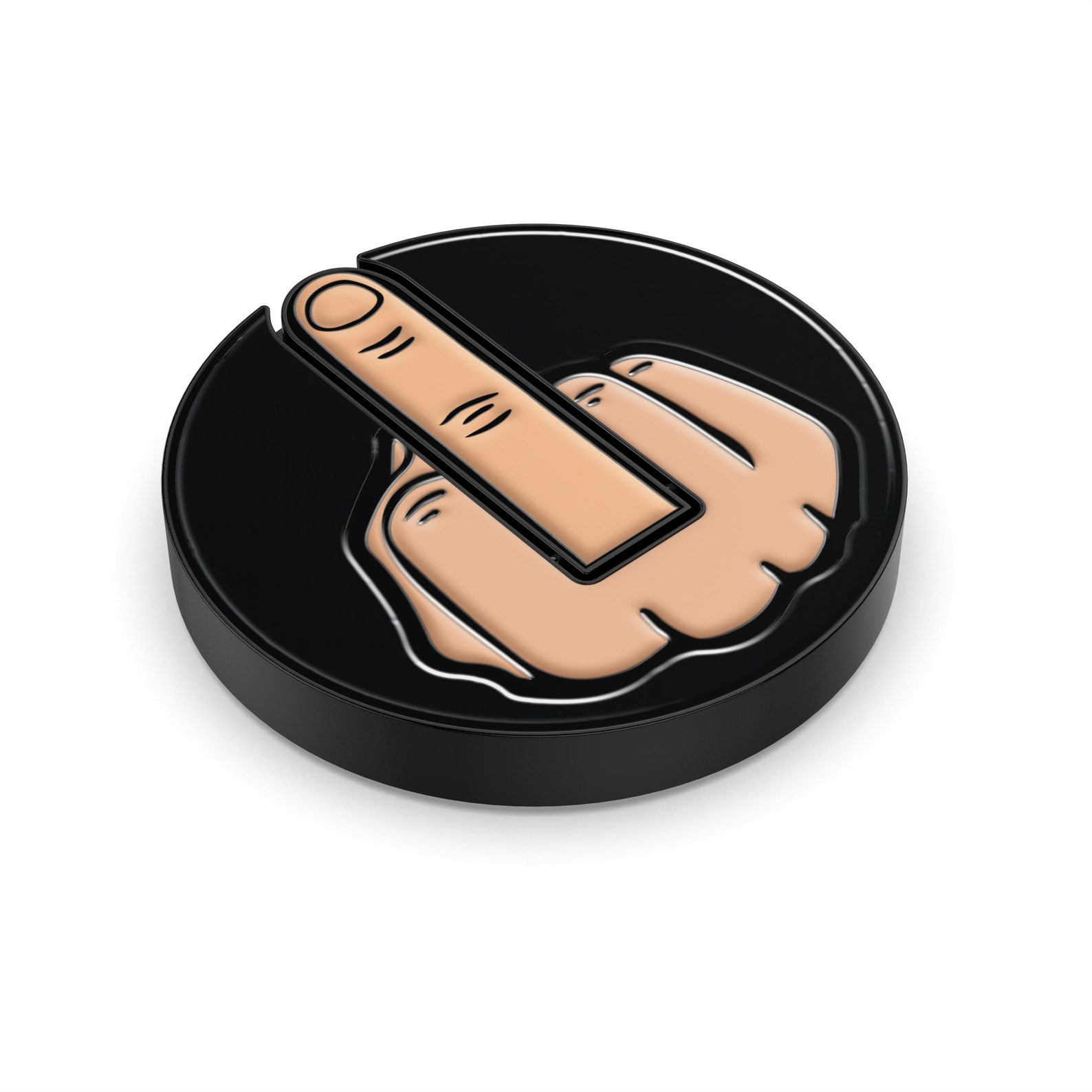 Funny Working Middle Finger Golf Ball Marker and Hat Clip Golf Combo ...