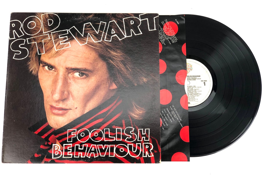 Rod Stewart foolish Behavior Vinyl Lp Record With Sleeve - Etsy