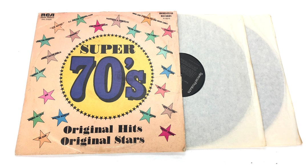 Supe 70s Various Artists Vinyl Lp Record Set With Sleeves - Etsy