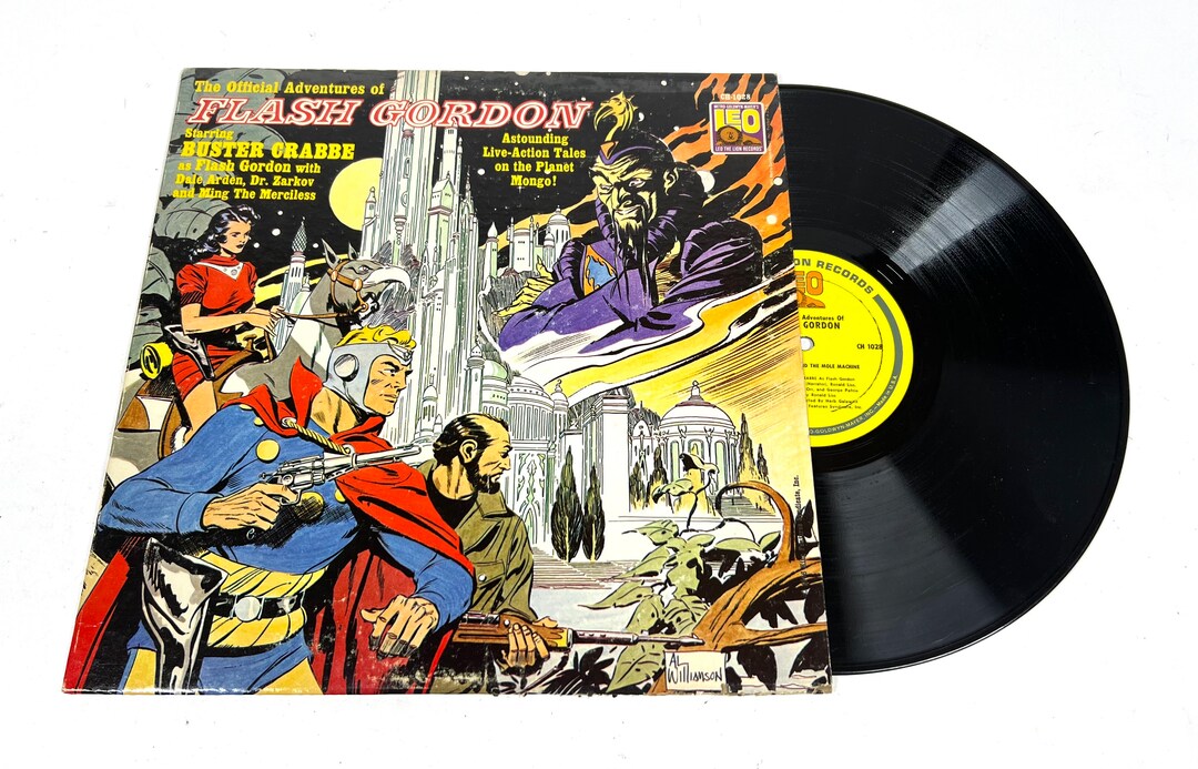 Flash Gordon Official Adventures Mole Machine Vinyl Lp Record With ...