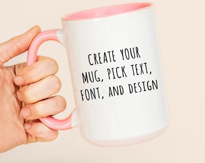 Custom Coffee Mug, Personalize Coffee Cup, Custom Family Mugs, Custom ...