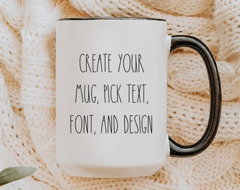 Custom Design Mug | Etsy