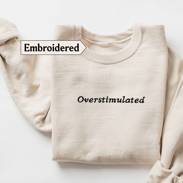 Hold on Im Overstimulated - Etsy