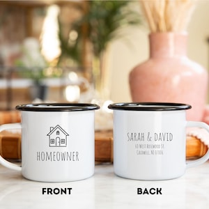 Homeowners Name Mug Closing Gift From Real Estate Agent, New Home Gift ...