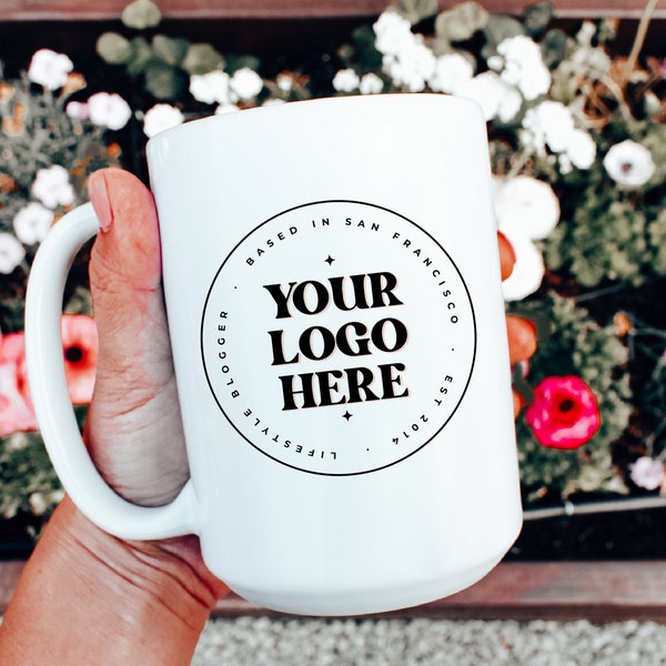 Custom Logo Diner Mug - Etsy