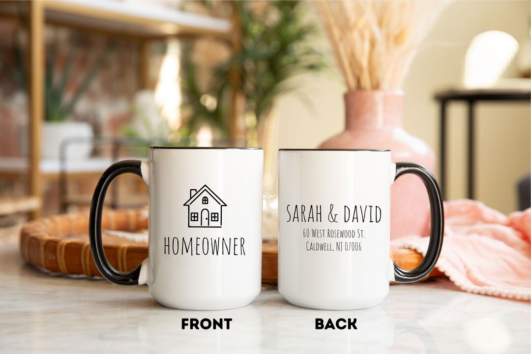 New House Blessing Gift Coffee Mug, Custom Gift for Homeowners, Real ...
