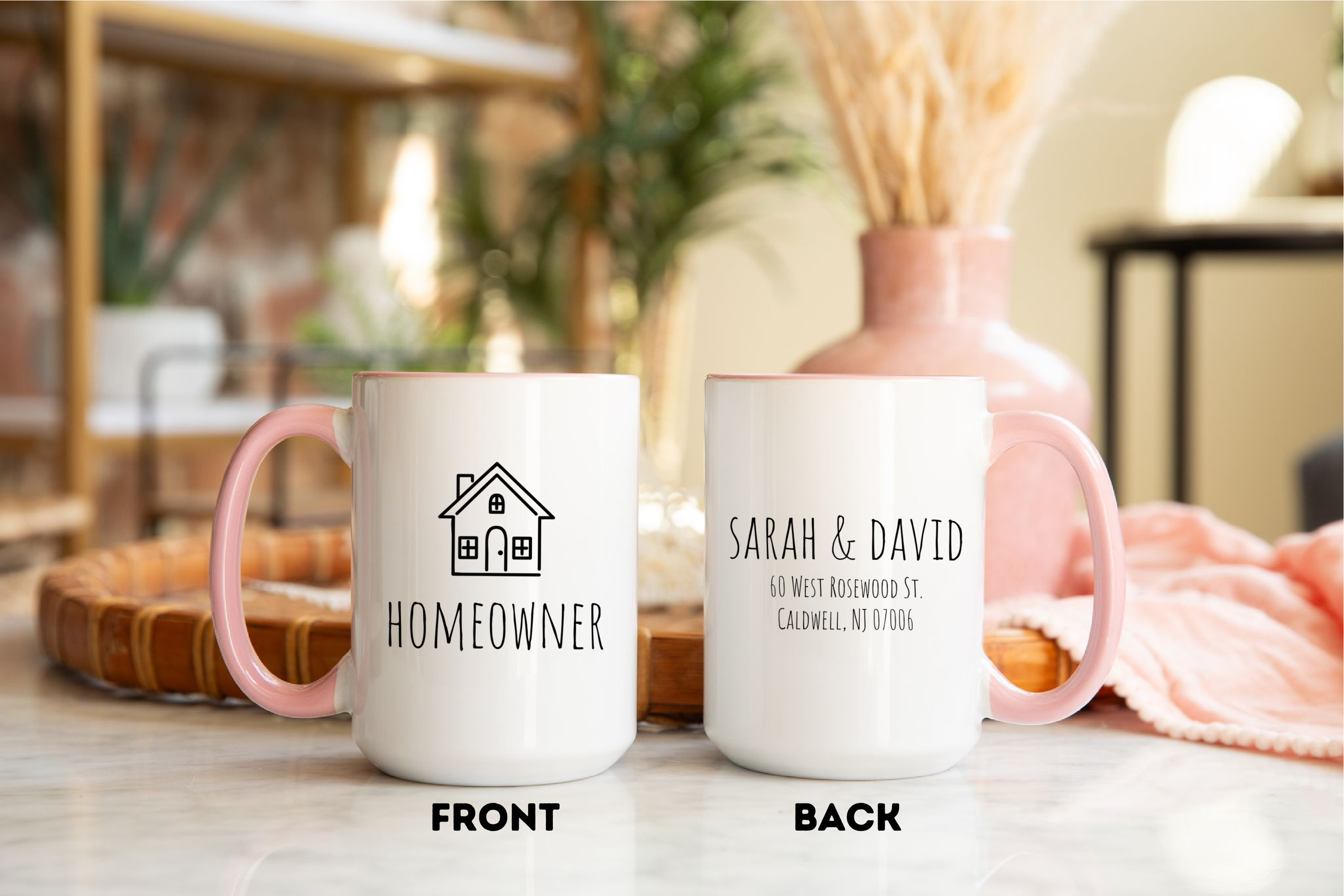 New House Blessing Gift Coffee Mug, Custom Gift for Homeowners, Real ...