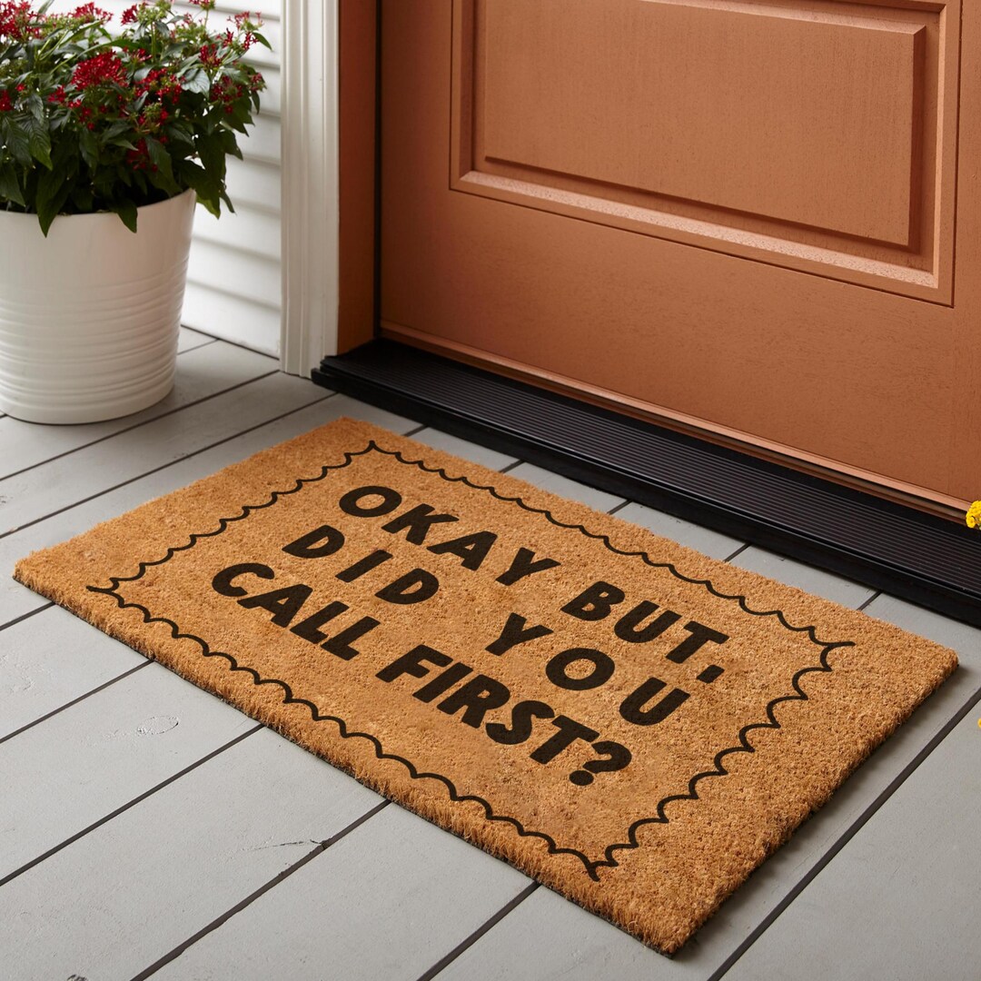 Introvert Home Decor Funny Doormat for Entryway House Accent Gift Idea ...