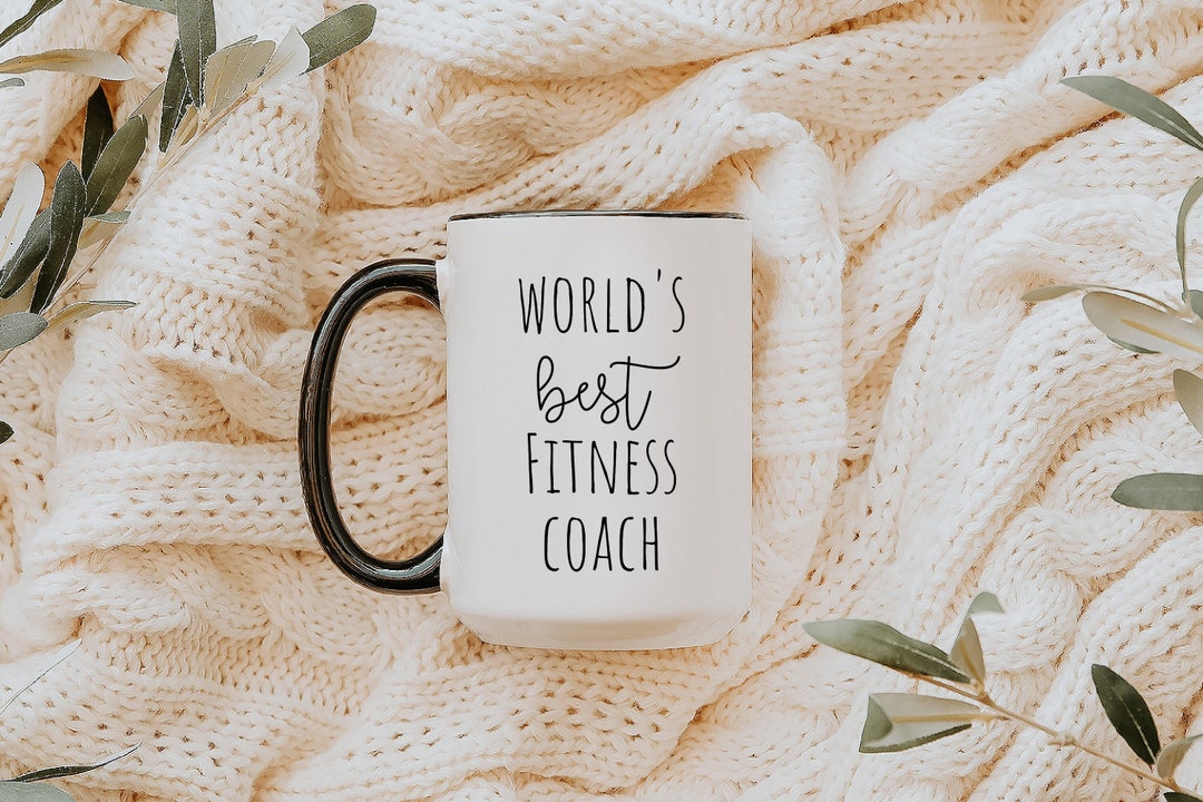World's Best Fitness Coach Mug Fitness Coach Gift for - Etsy