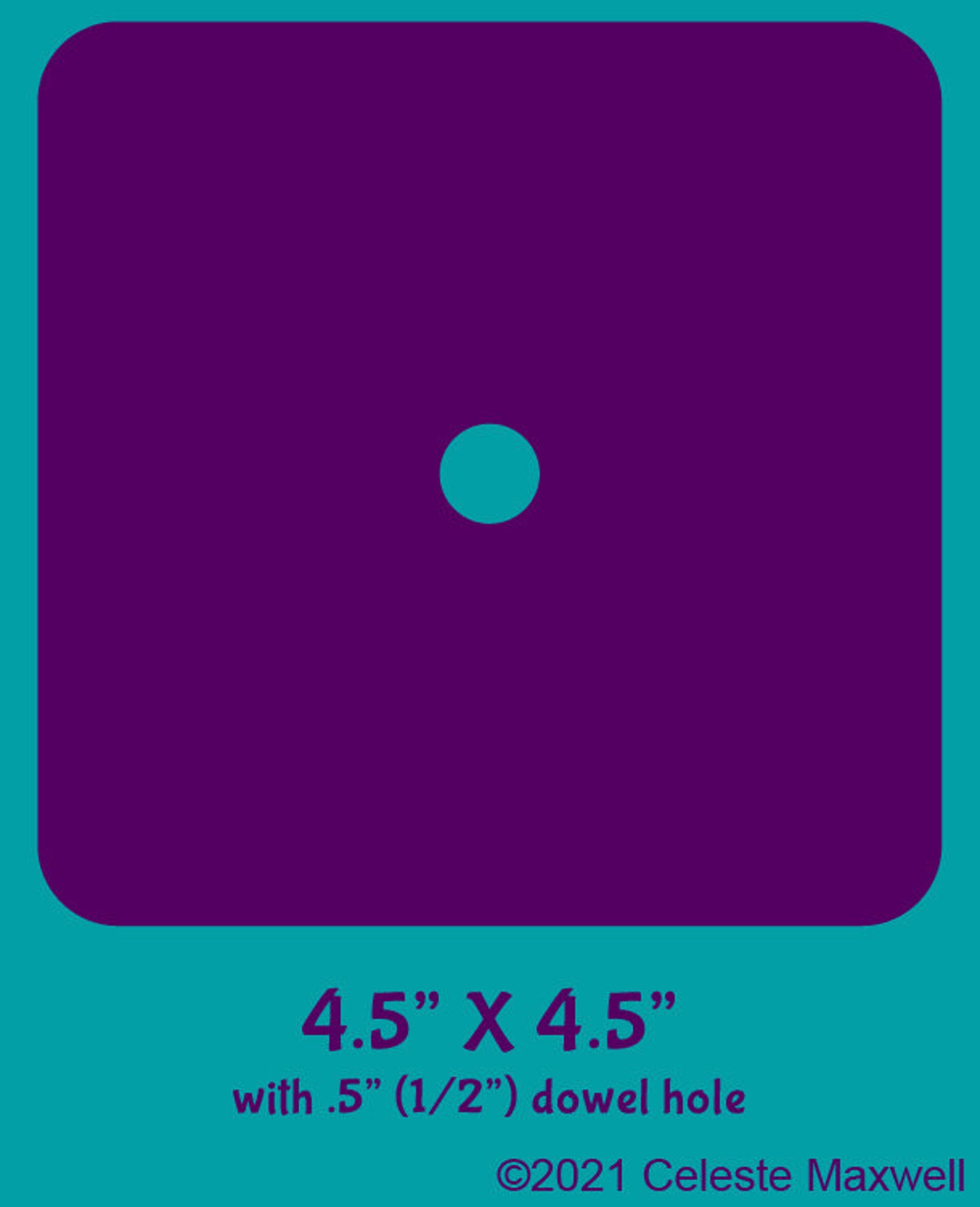 Spool Ends & Dowel Holes-for Trim Display - Etsy