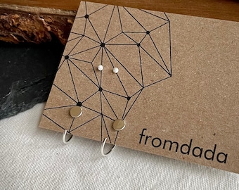 Diamond Dust Hoop Earrings - Etsy