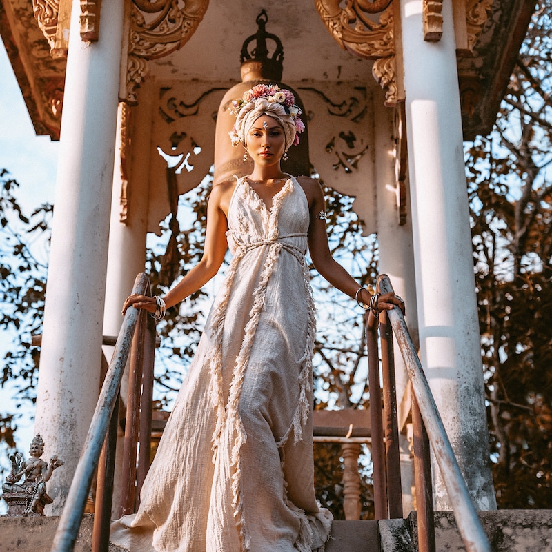 Gypsy Wedding Dress - Etsy
