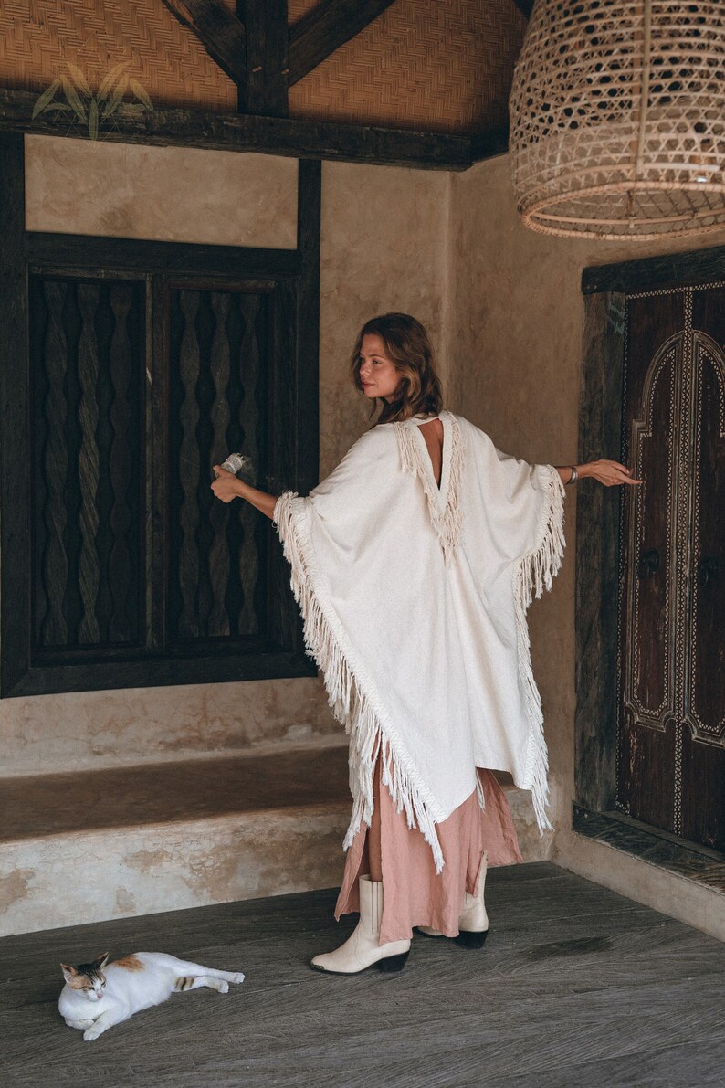 Bohemian Cover up Handmade Cape Boho Poncho for Women - Etsy