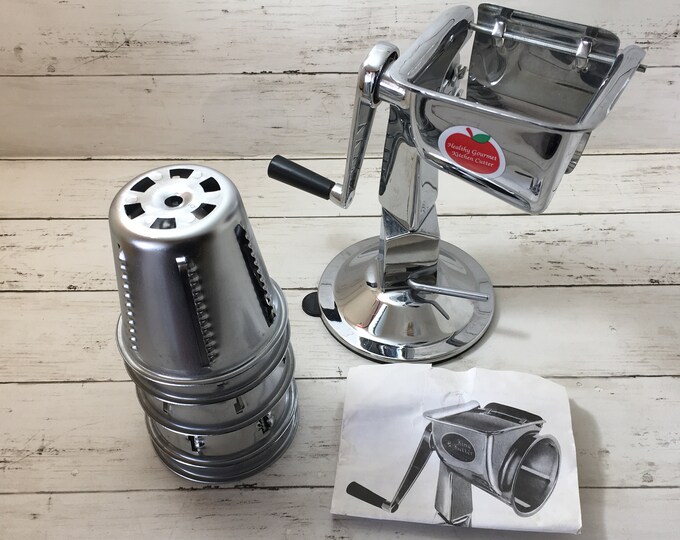 Vintage King Kutter Food Processor Slicer 5 Cones Vegetable Fruit ...