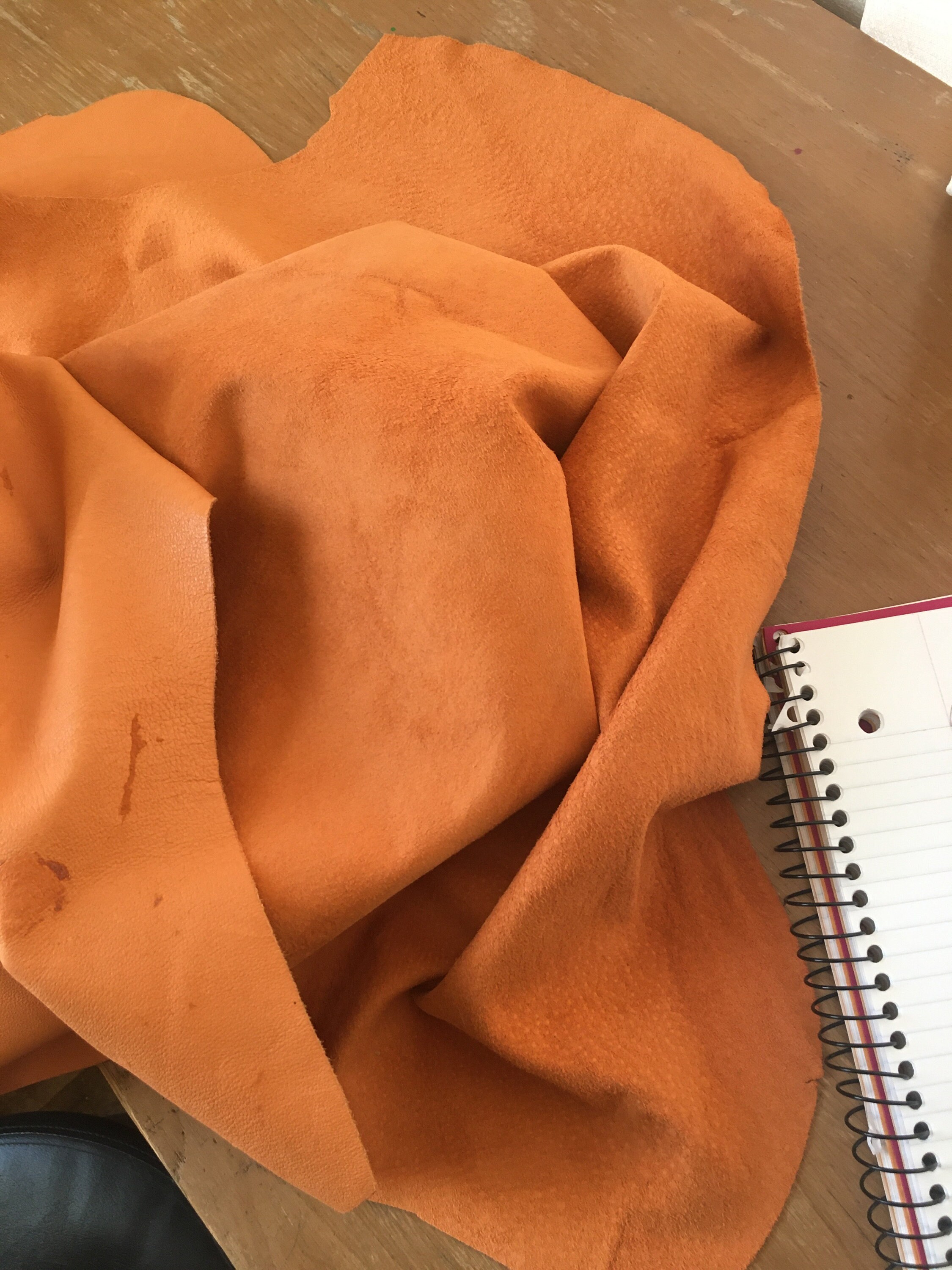 Large Light Orange Raw Cowhide 47x31 Inches - Etsy.de