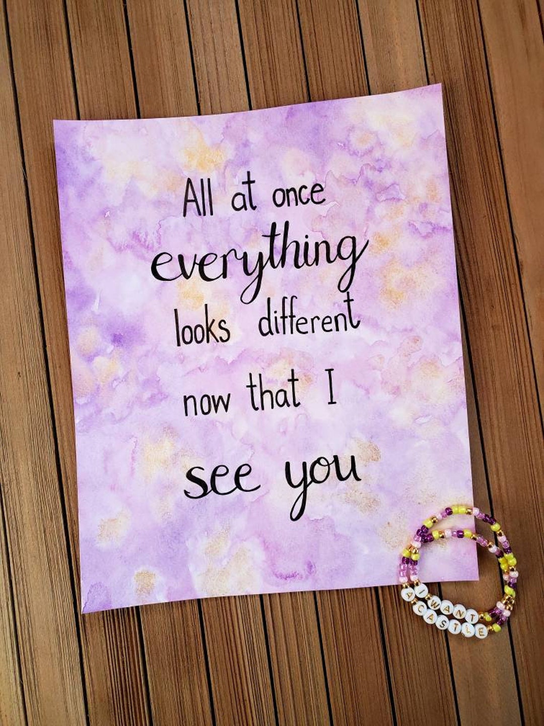 All at Once, Everything is Different, Now That I See You // Tangled ...