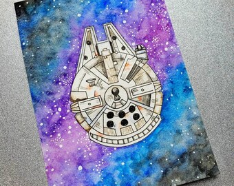 Han Solo Watercolor - Etsy