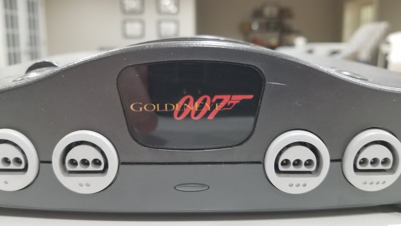 Goldeneye 64 007 Custom Nintendo 64 Jewel Badge Faceplate - Etsy Australia