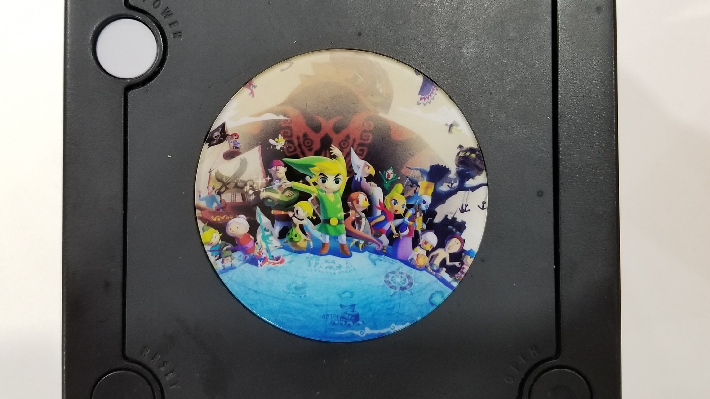Legend of Zelda the Wind Waker Custom Gamecube Jewel, Badge, Faceplate ...