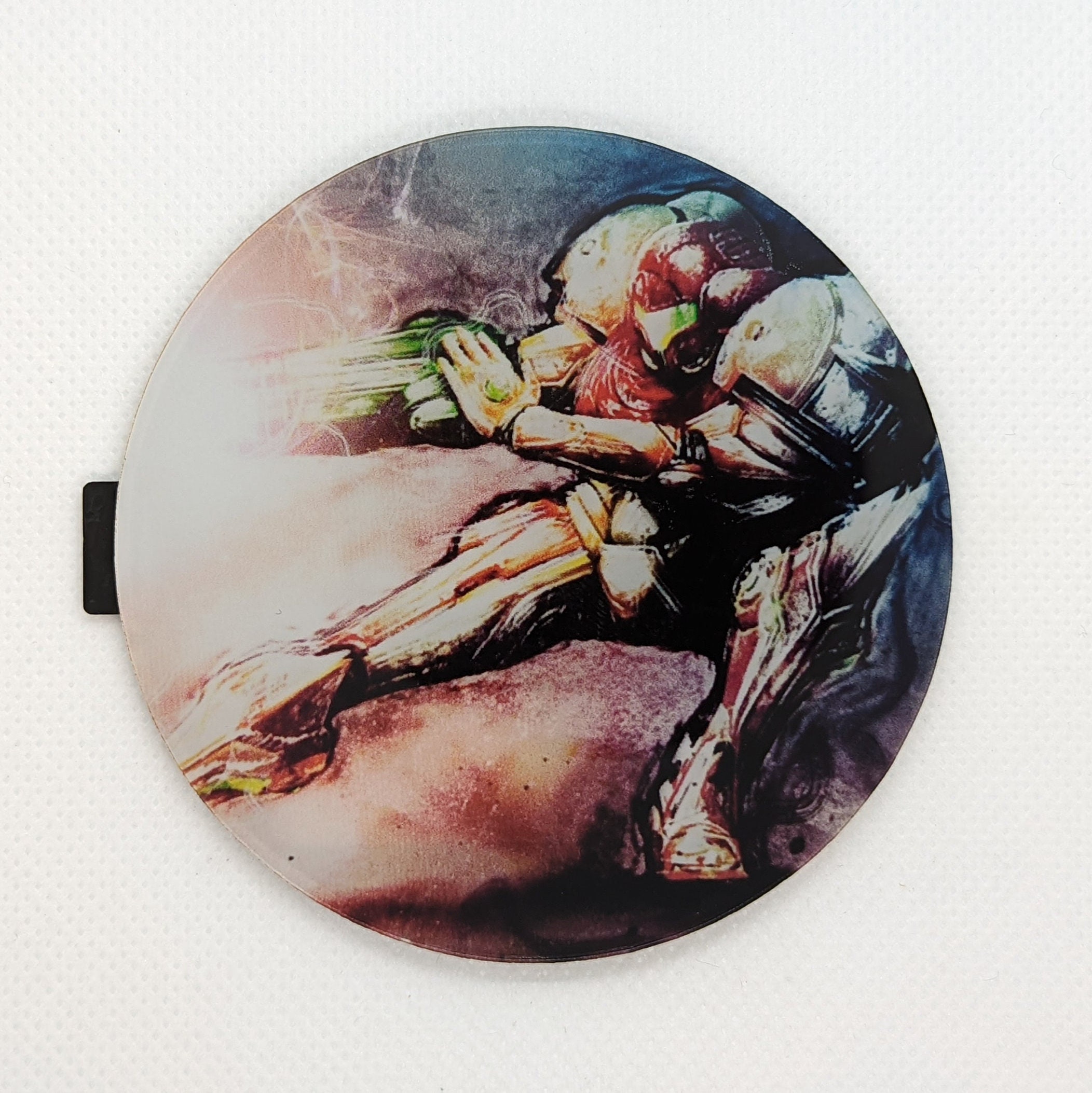 Samus Blaster Metroid Prime Custom Gamecube Jewel Badge - Etsy