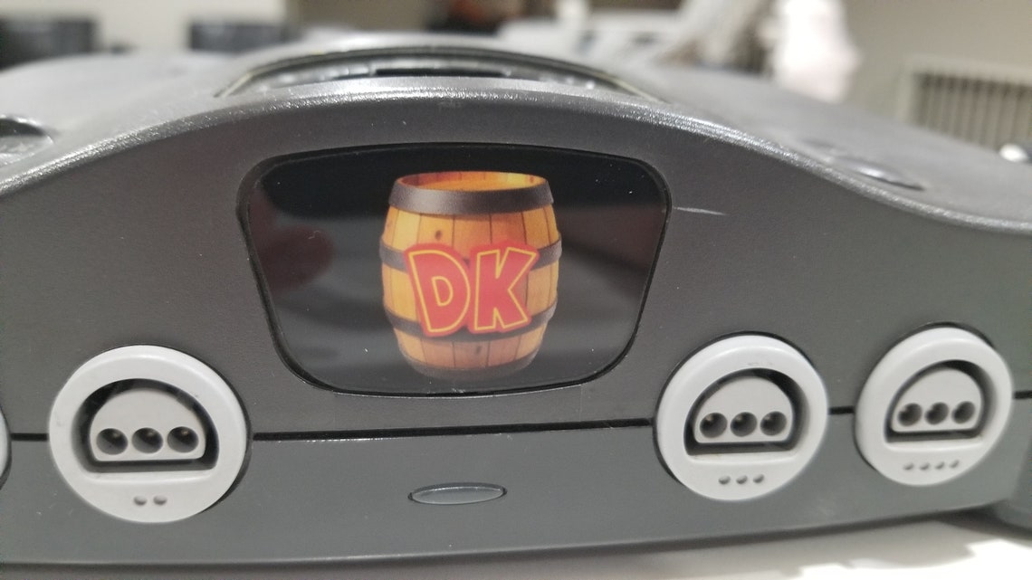 Donkey Kong (DK) 64 Custom Nintendo 64 Jewel, Badge, Faceplate - Etsy
