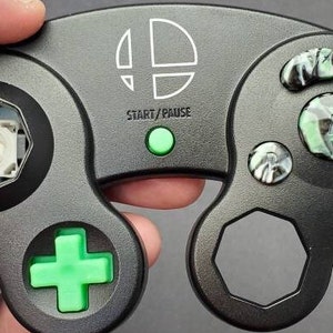 Neon Green Camo Custom Resin Cast Gamecube Buttons Face, Dpad, Z Read ...