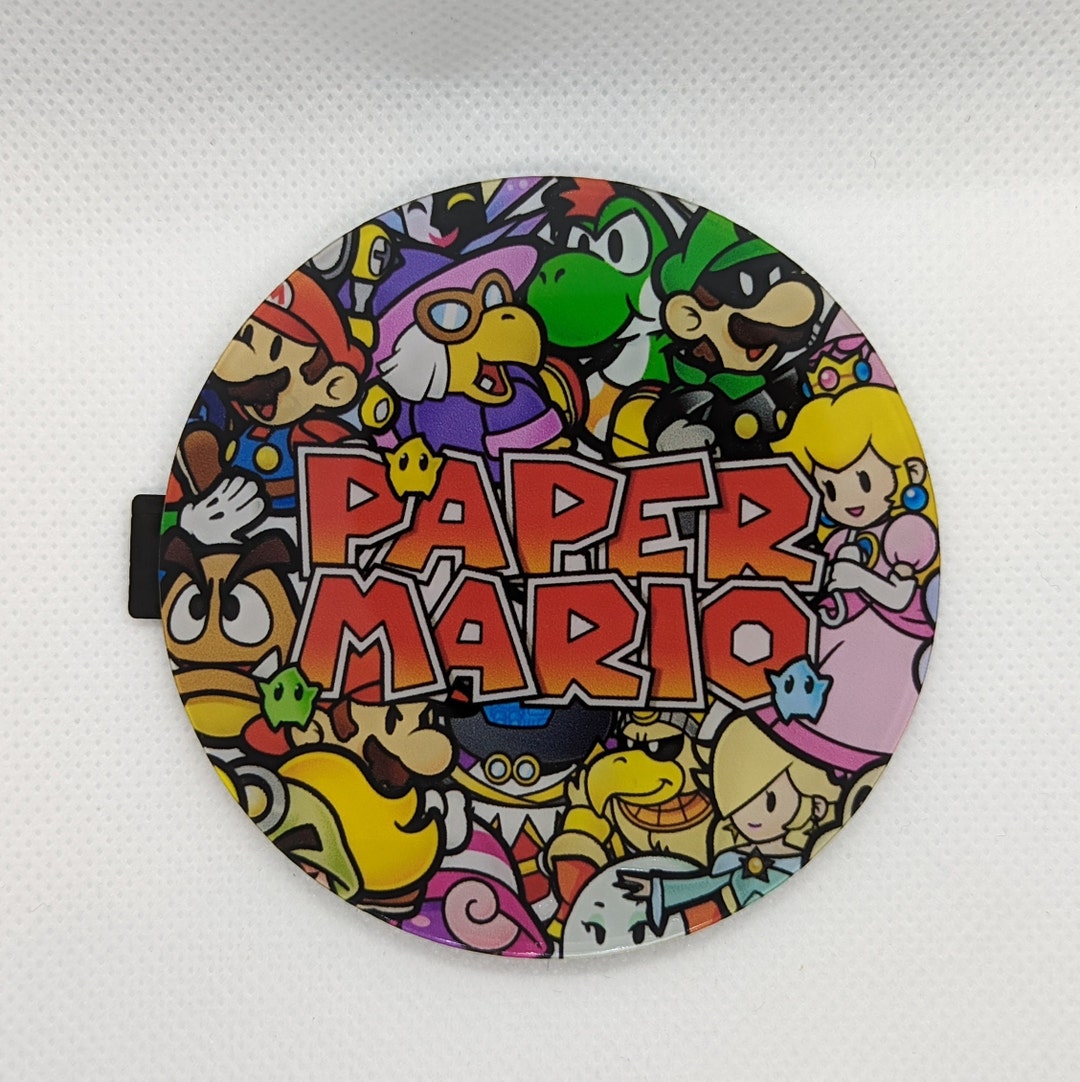 Paper Mario Custom Gamecube Jewel, Badge, Faceplate - Etsy