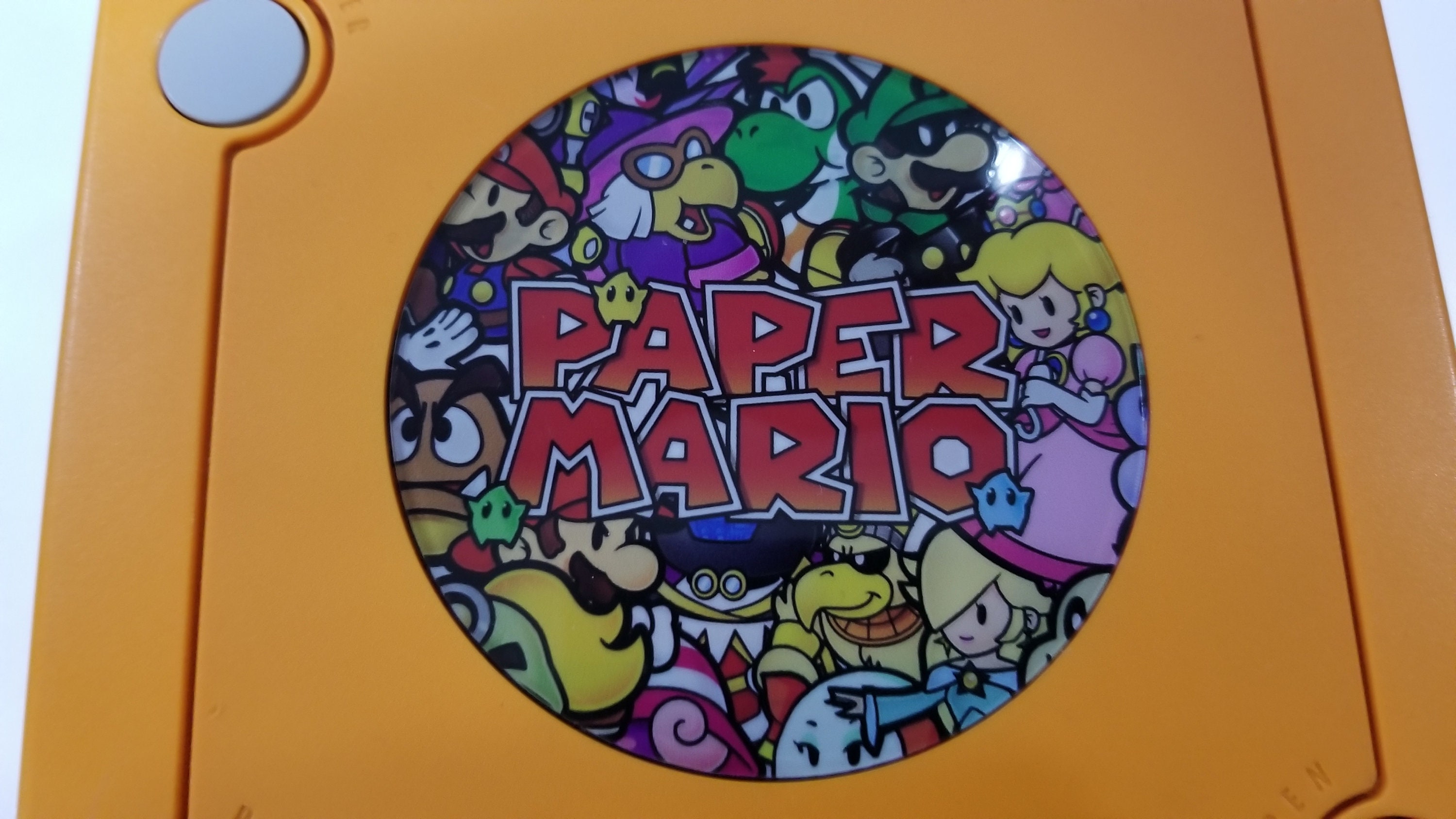 Paper Mario Custom Gamecube Jewel Badge Faceplate | Etsy