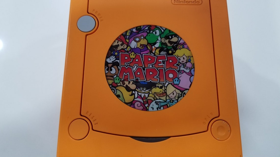 Paper Mario Custom Gamecube Jewel Badge Faceplate | Etsy