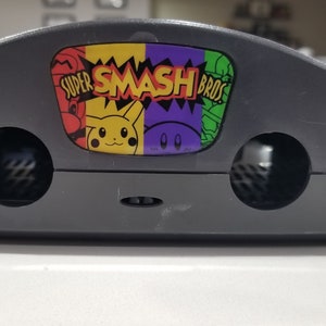 Super Smash Bros 64 Faces Custom Nintendo 64 Jewel, Badge, Faceplate - Etsy